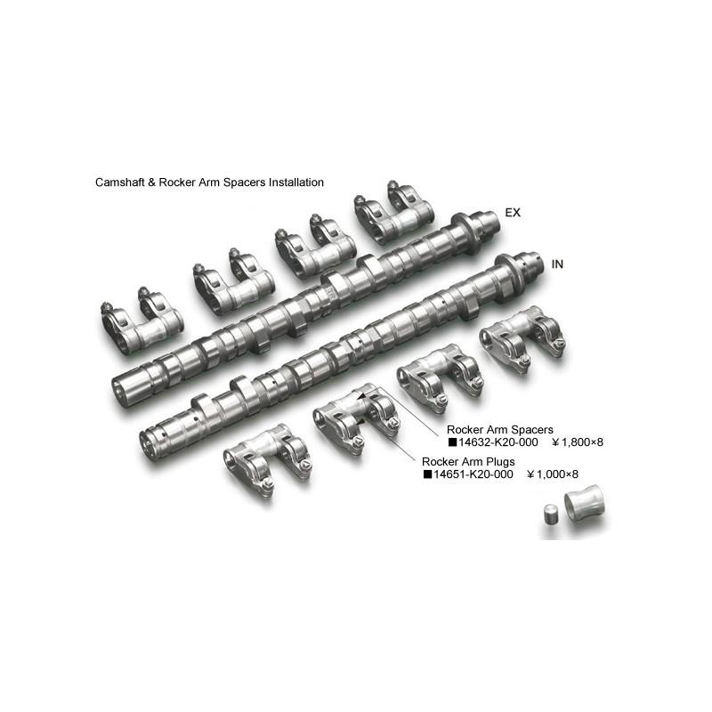 TODA Rocker Arm SPACER VTEC Killer - Honda Civic Type R - K20A/A2/A3